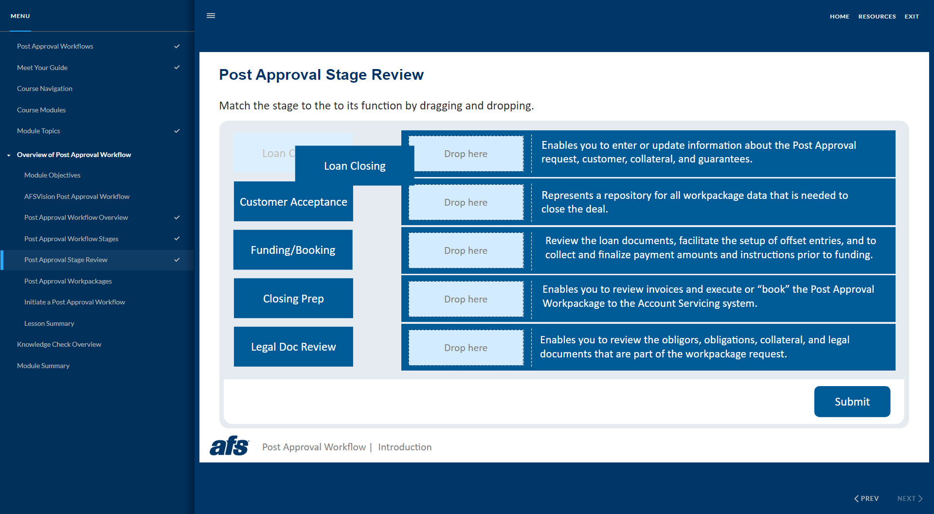 AFSVision eLearning | Self-Paced Online Training